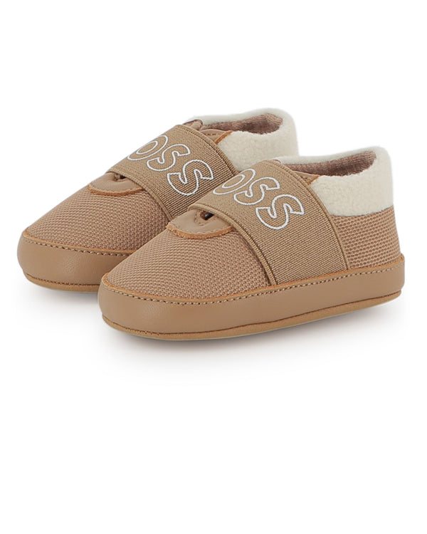 Hugo Boss Baby Boys Beige Sneakers